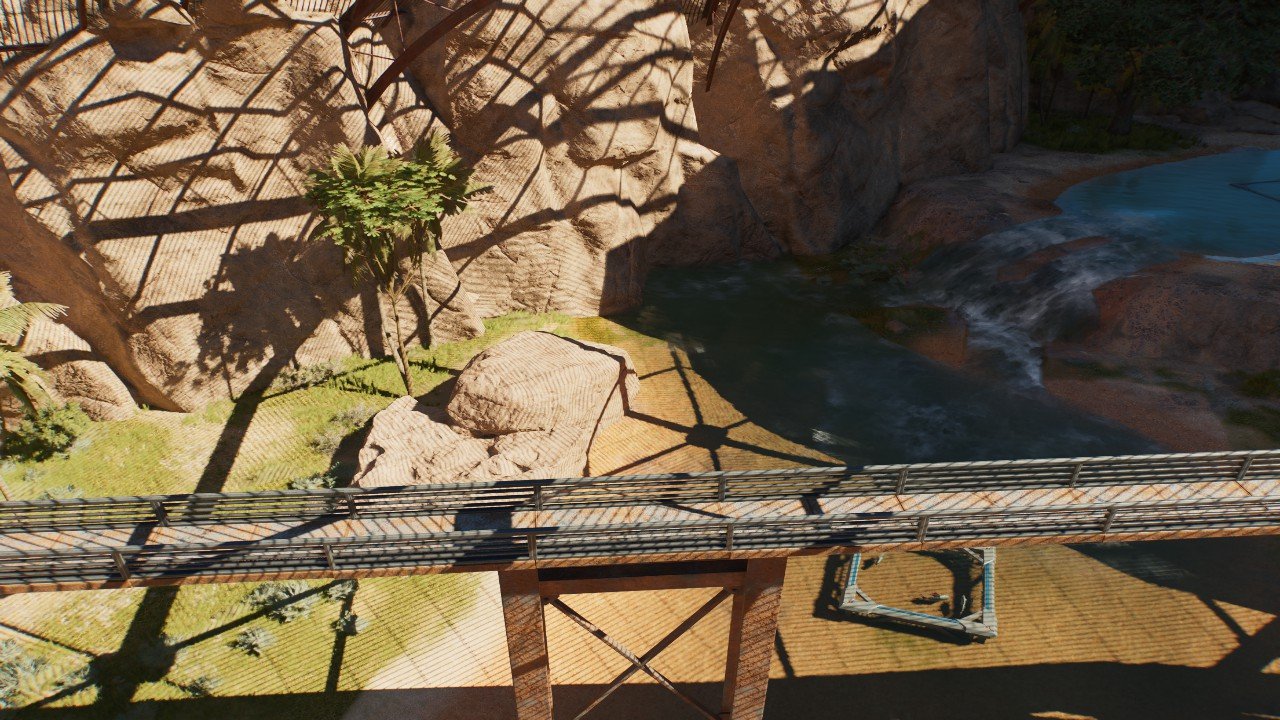 Jp3 Aviary Half cut bridge - Workshop - Jurassic World Evolution 3