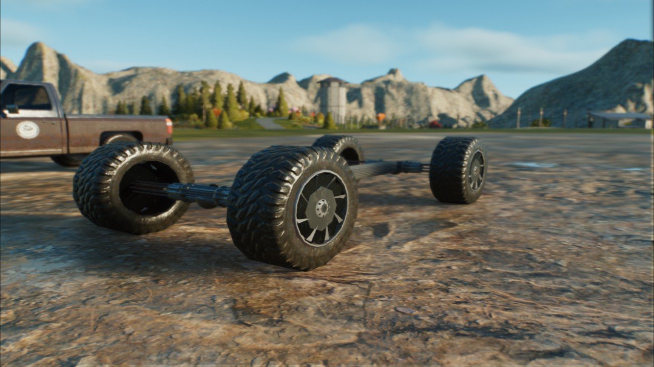 Wheels and drive train - 创意工坊 - 《侏罗纪世界：进化 3》