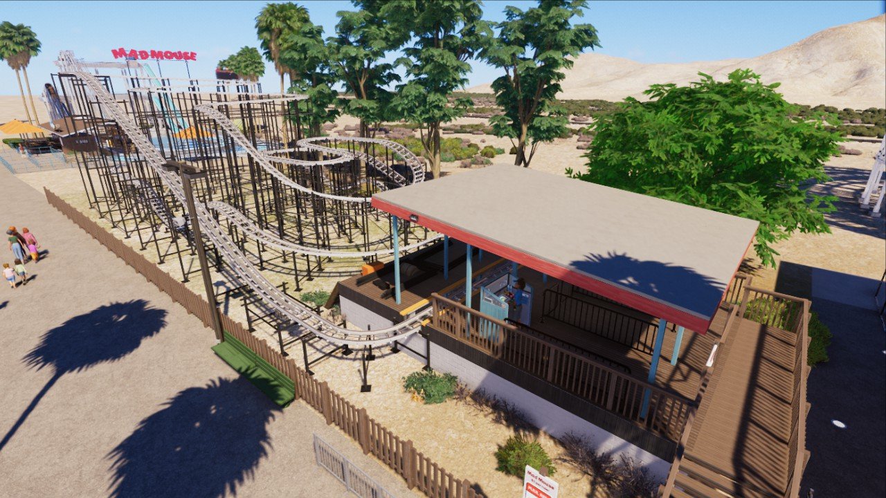 Mad Mouse - Planet Coaster 2 creation - Frontier Workshop