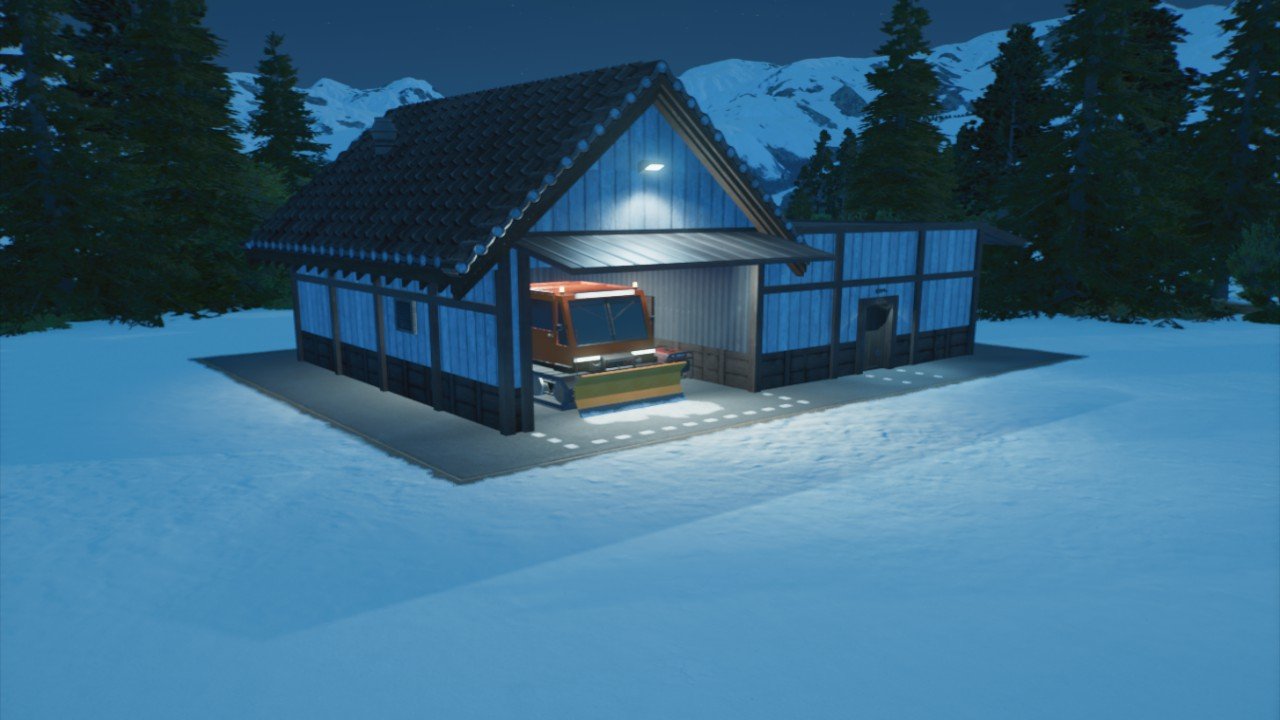 Snow maker / Groomer Shop - Ski Resort Tycoon - Workshop - Jurassic ...