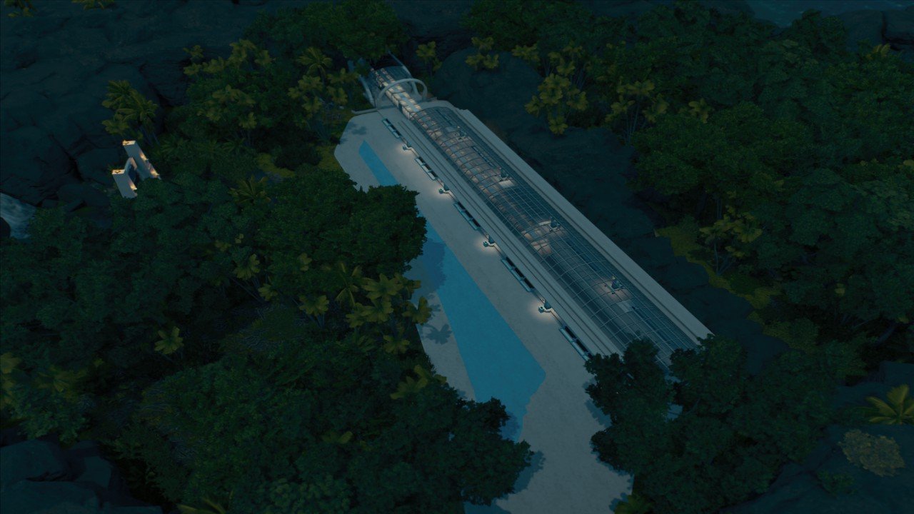 Monorail Station (Grounded) - Workshop - Jurassic World Evolution 3