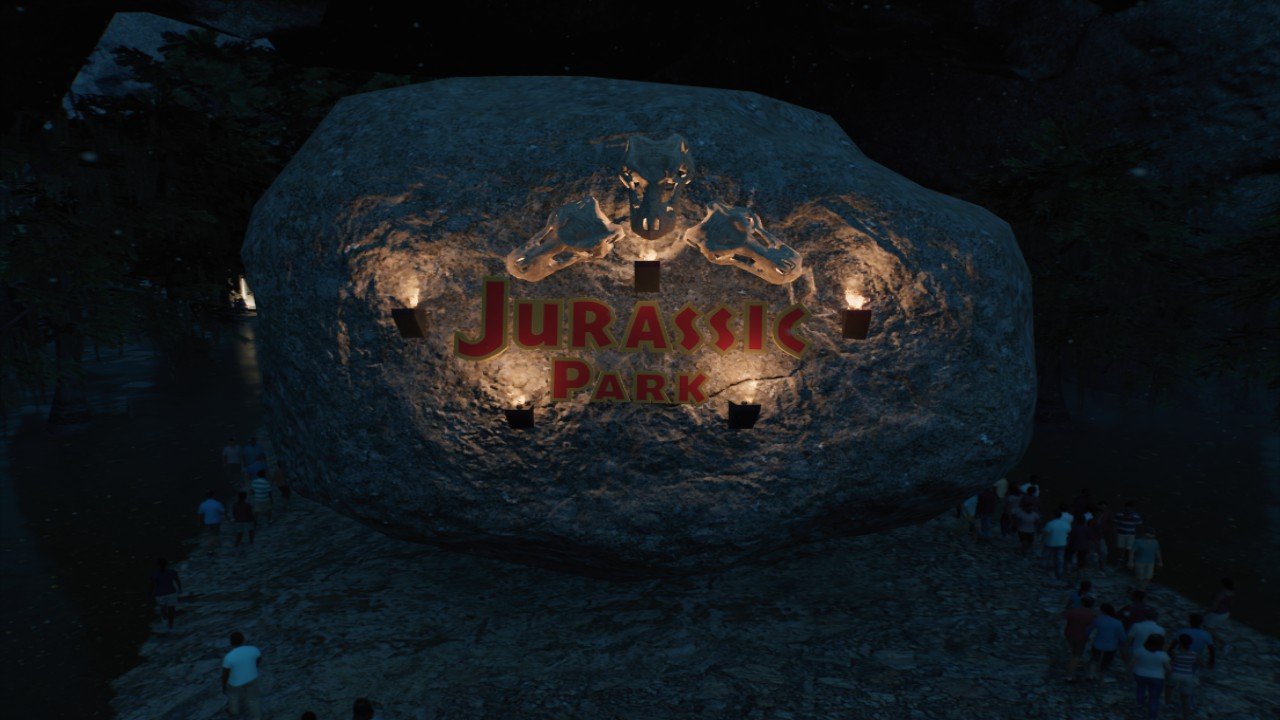 Jurassic Park Sign - Workshop - Jurassic World Evolution 3