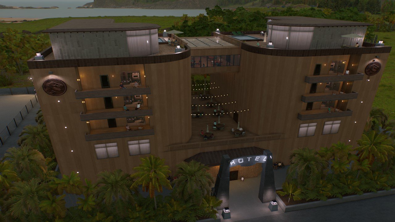 Luxe wood hotel - Workshop - Jurassic World Evolution 3