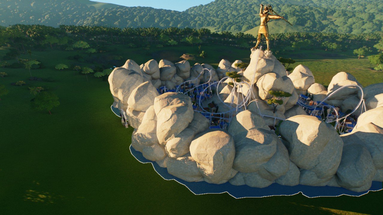 Eyes of Ikaros wing Coaster - Planet Coaster 2 creation - Frontier Workshop