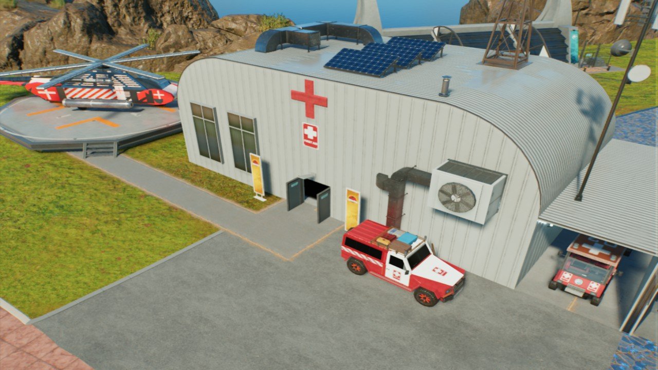 Clinic - Jurassic World Evolution 3 creation - Frontier Workshop