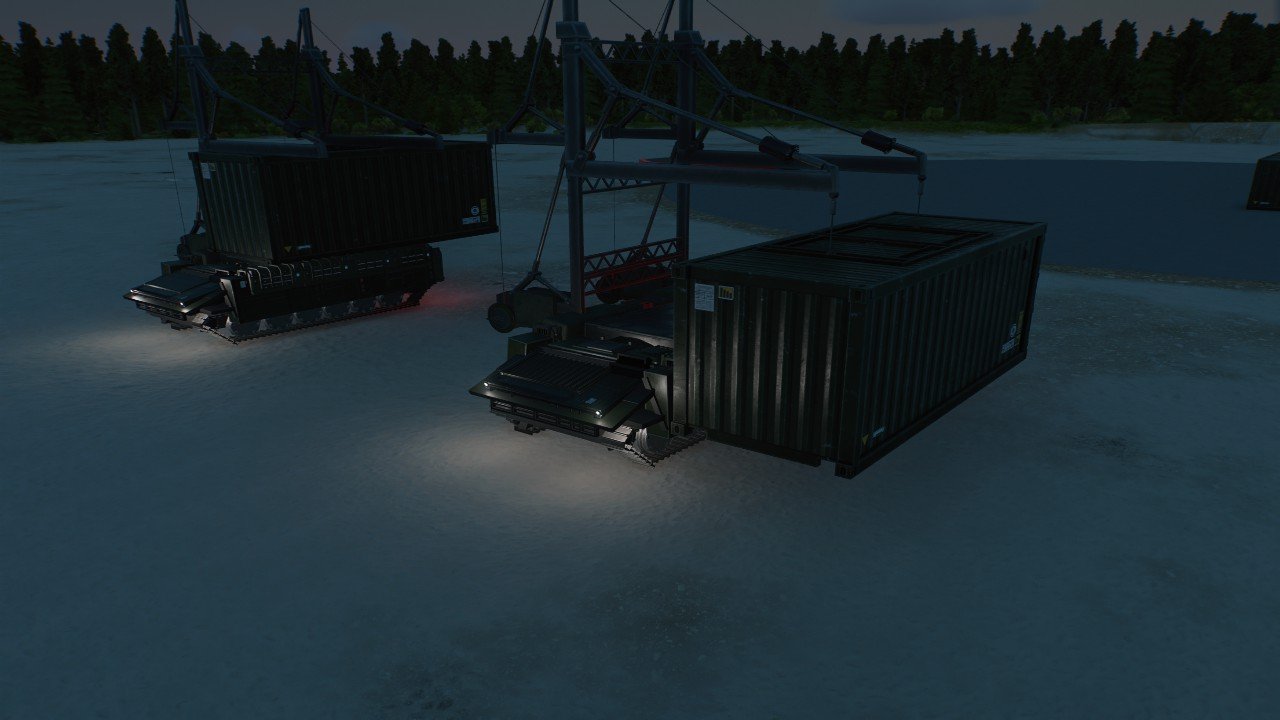 Schwerer Container Lift endladen - Workshop - Jurassic World Evolution 3