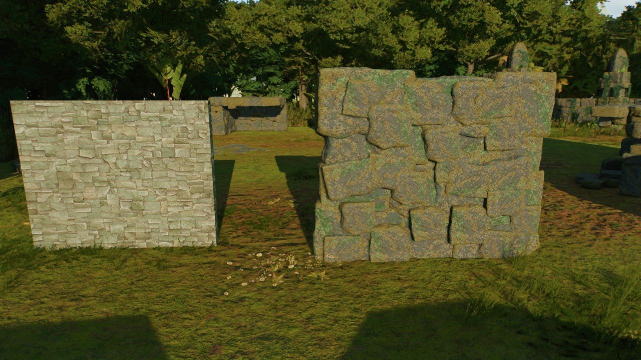 Aztec ruined wall 1 - Workshop - Jurassic World Evolution 3