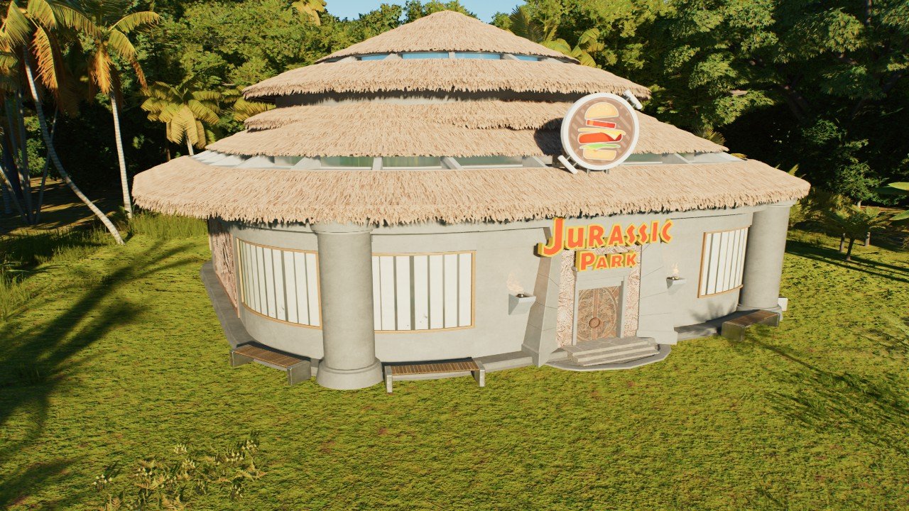 Jurassic Park Large Food Amenity - Workshop - Jurassic World Evolution 3