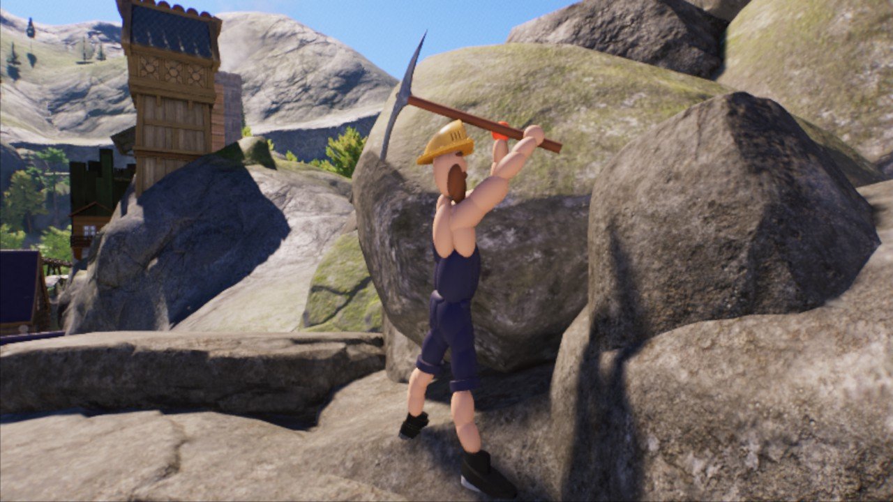 Animatronic Miner Swinging Axe - Planet Coaster 2 creation - Frontier ...