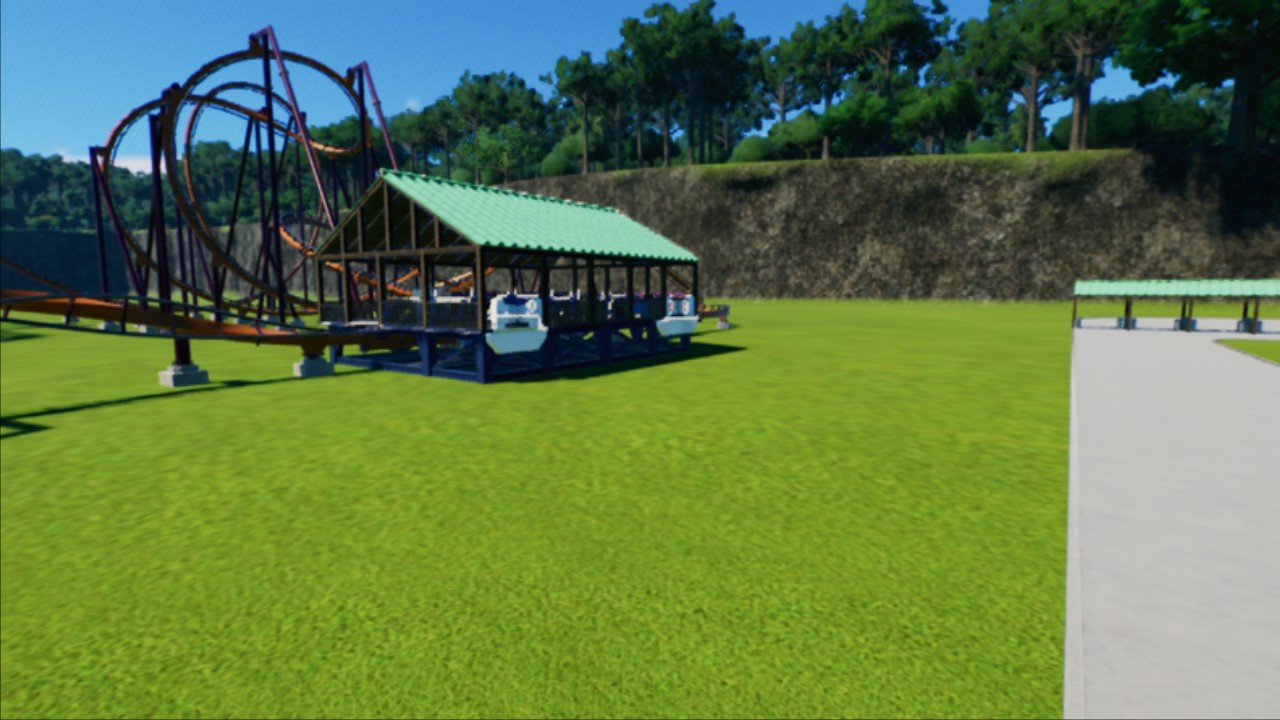 Simple Station - Planet Coaster 2 creation - Frontier Workshop