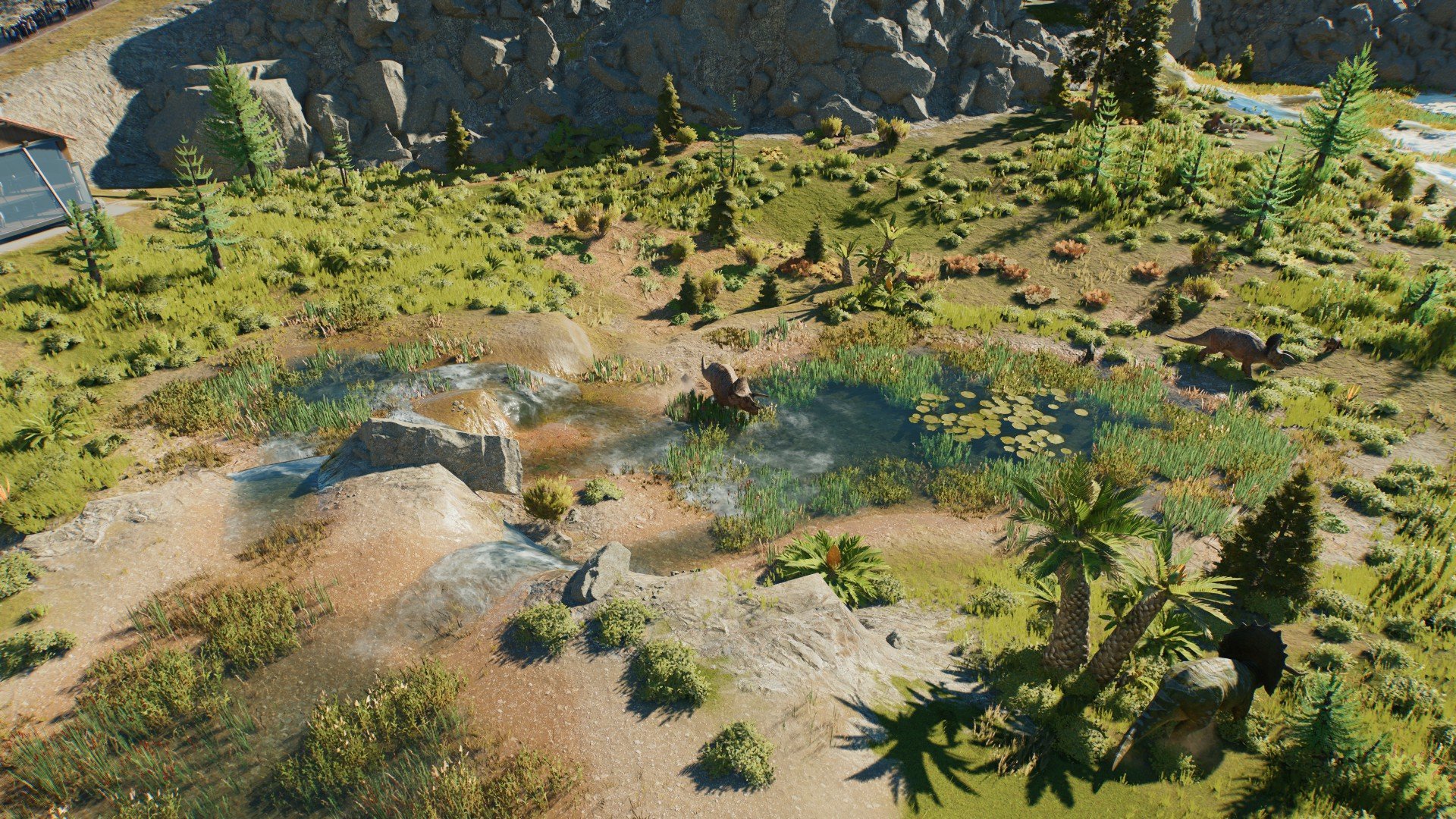 Triceratops enclosure - Jurassic World Evolution 3 creation - Frontier ...