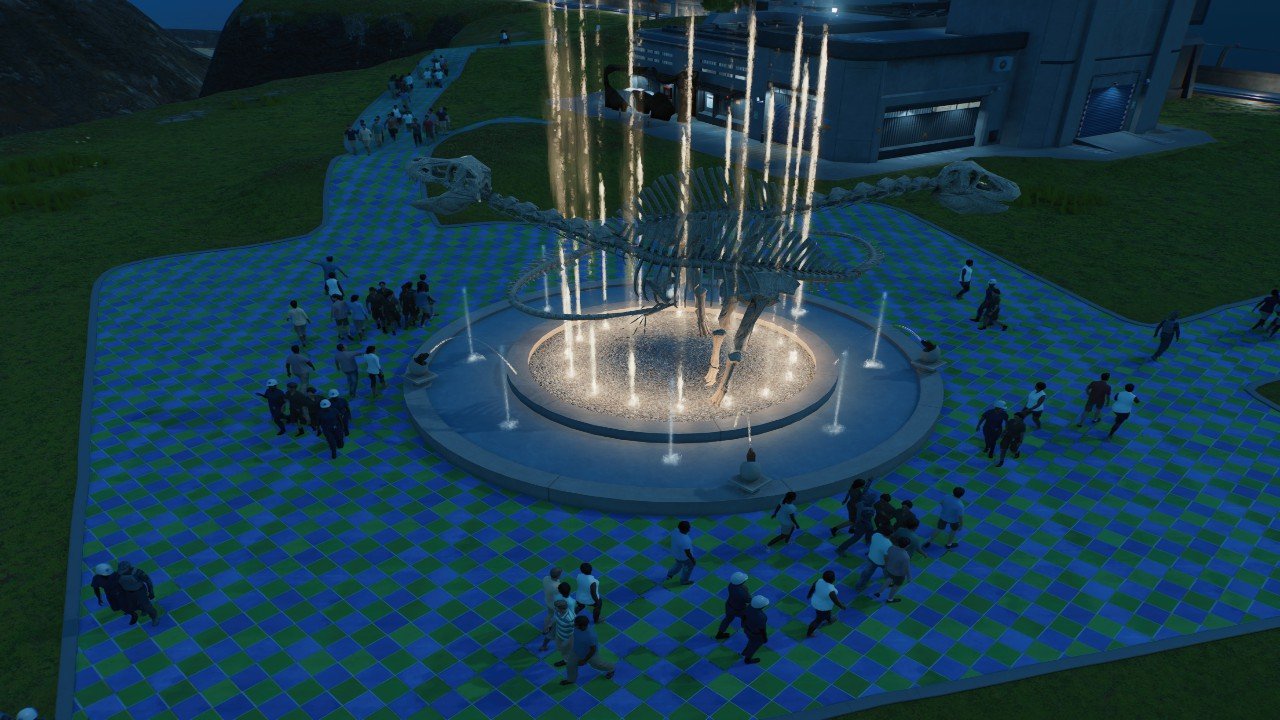 The Fred fountain - Workshop - Jurassic World Evolution 3