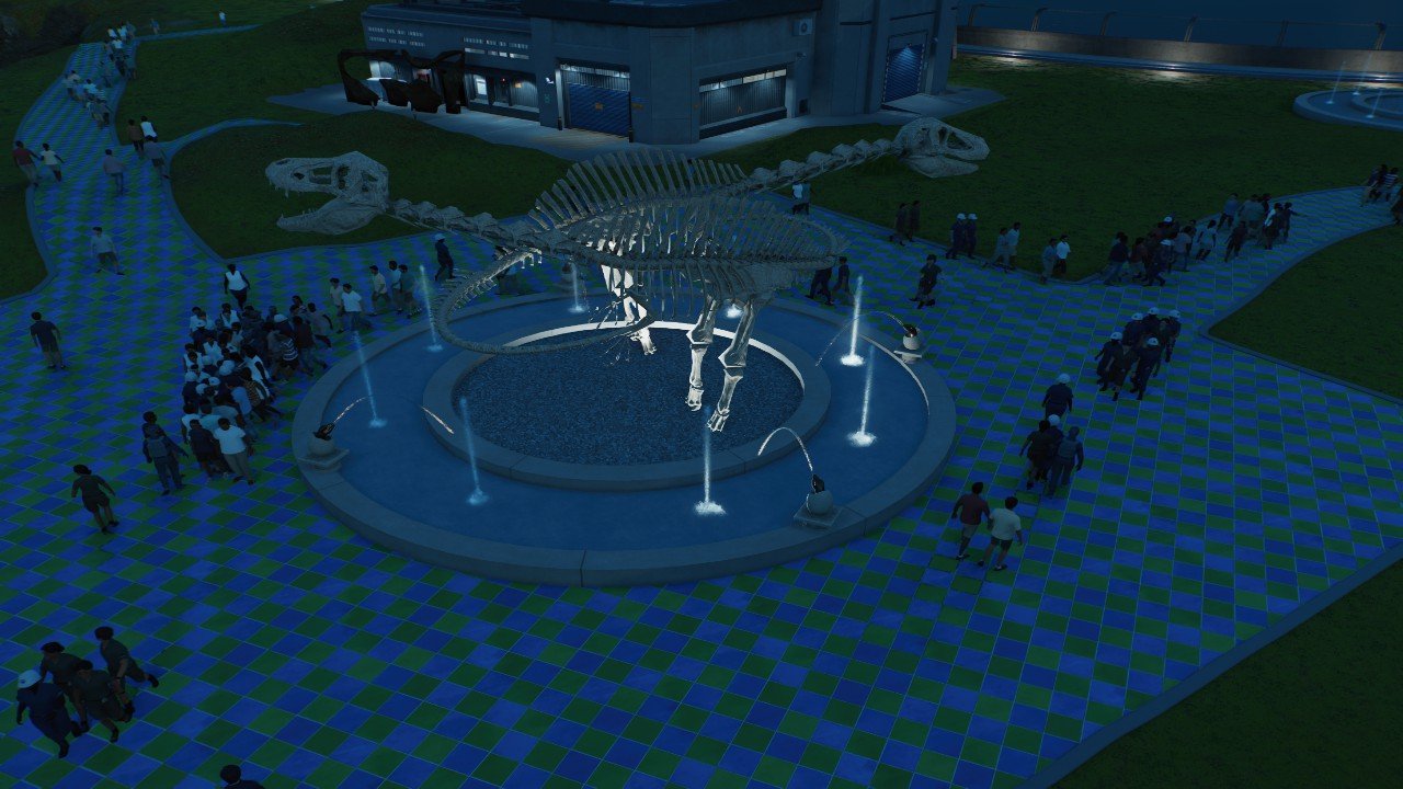 The Fred fountain (no dlc) - Workshop - Jurassic World Evolution 3