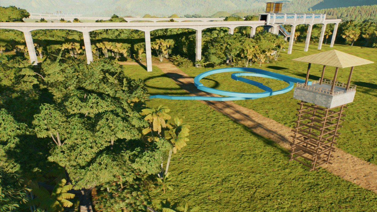 water slide - Workshop - Jurassic World Evolution 3