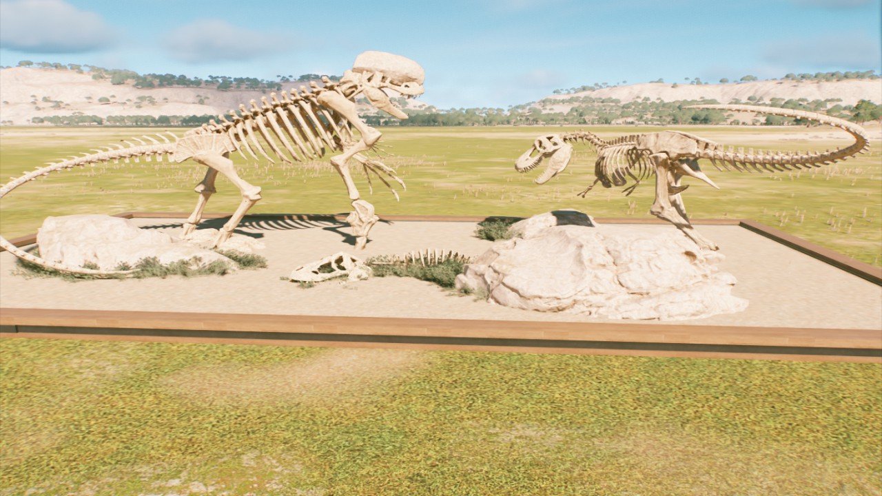 D-rex vs T-rex Battle Scene - Workshop - Jurassic World Evolution 3