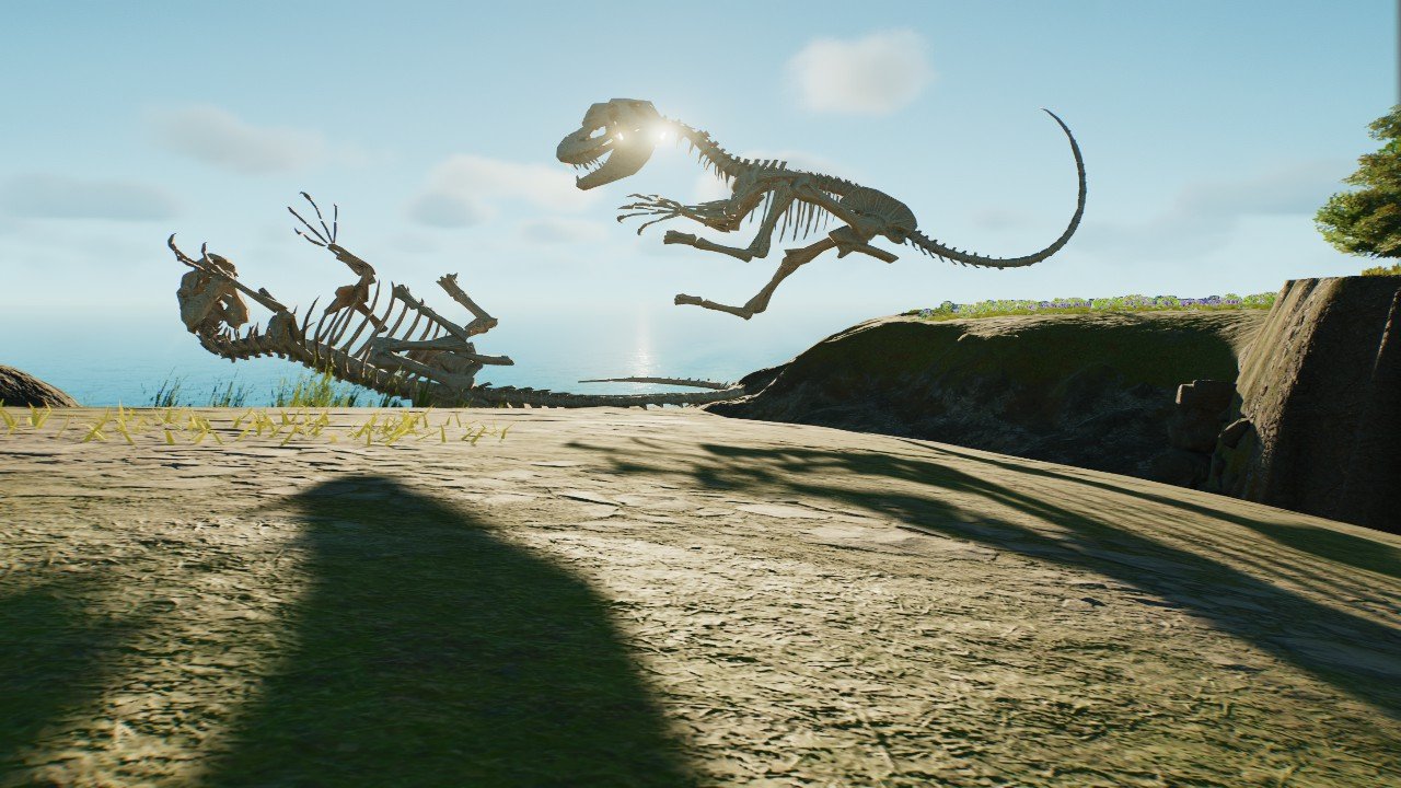 Leaping Yutyrannus Skeletal Mount - Workshop - Jurassic World Evolution 3