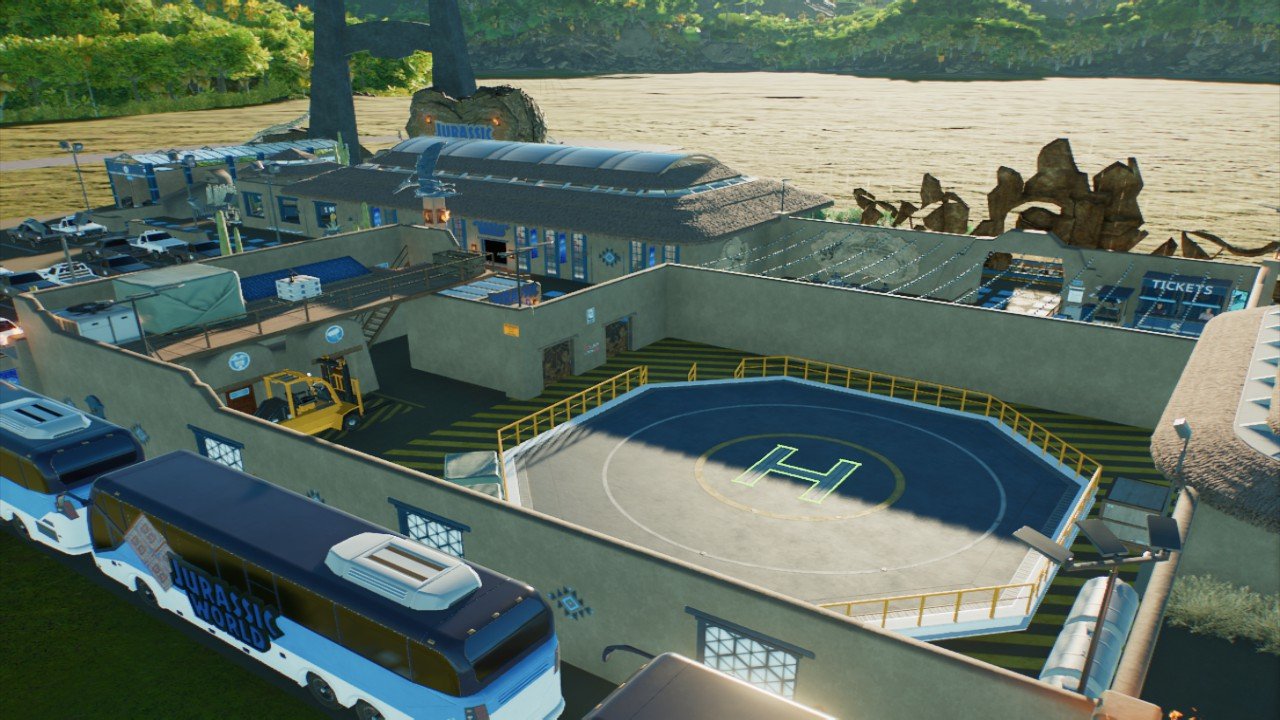 SouthWest JW Arrival Point V2 - Jurassic World Evolution 3 creation ...