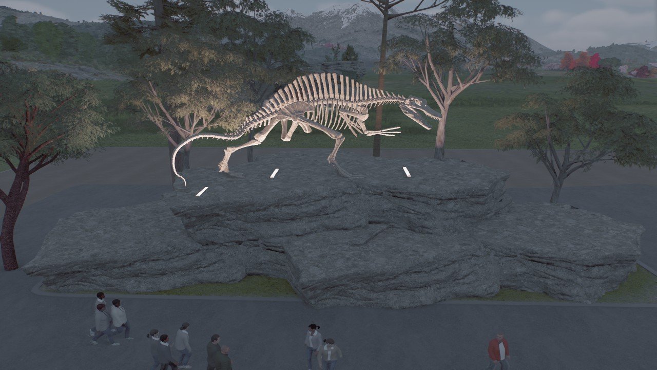 Spino rock structure - Workshop - Jurassic World Evolution 3