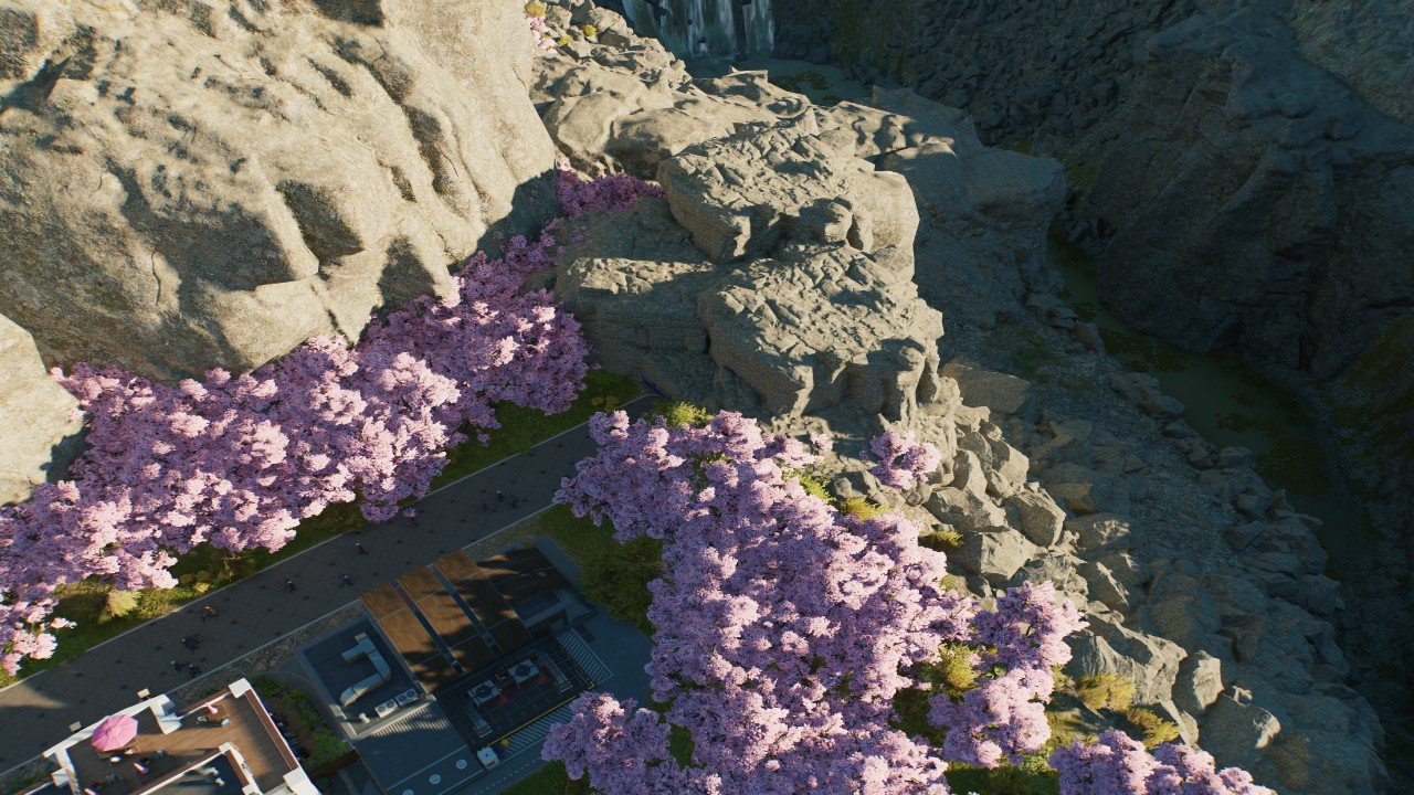 Cliff side entrance - Workshop - Jurassic World Evolution 3