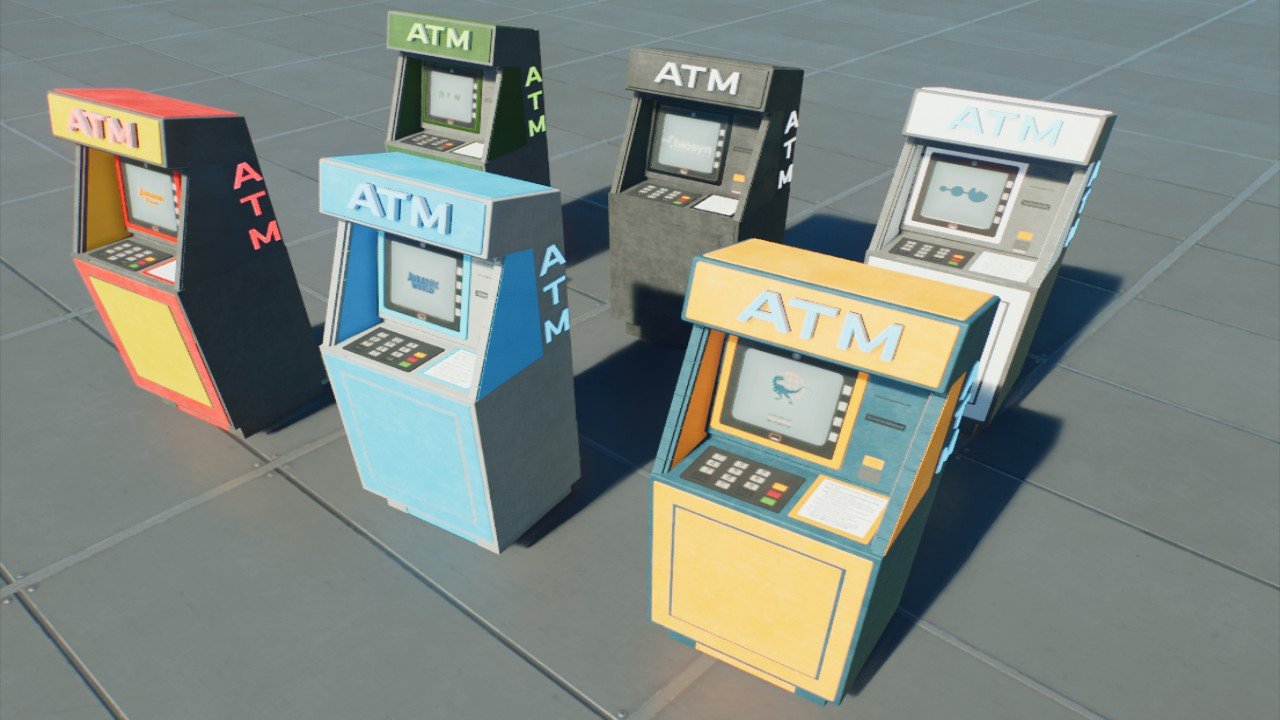 ATM (Cash Machine) Pack - Workshop - Jurassic World Evolution 3