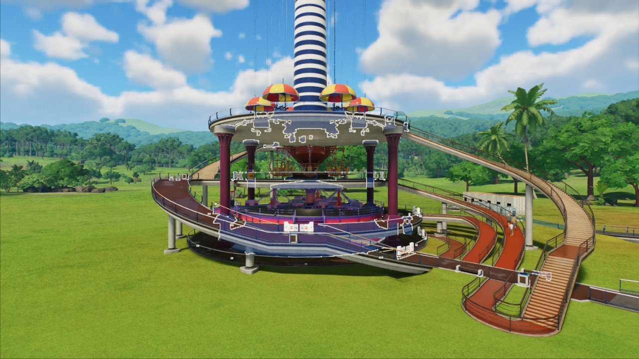 5 Ride Combo - Planet Coaster 2 creation - Frontier Workshop