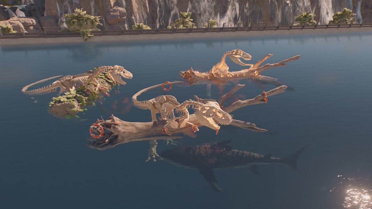 T Rex Hanging in there Decorations for Lagoon or Deep Water - Workshop ...