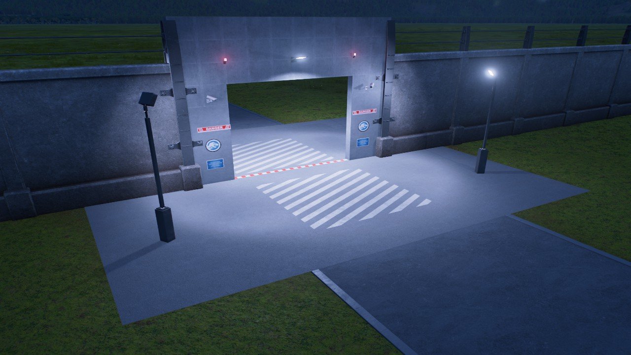 Site entrance - Workshop - Jurassic World Evolution 3