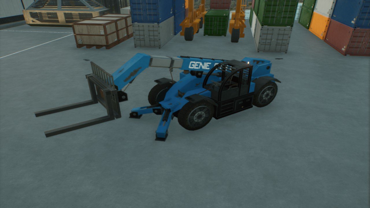 Genie Telehandler Forklift - Workshop - Jurassic World Evolution 3