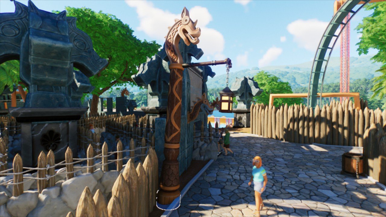 VIKING LAMP 2 - Planet Coaster 2 creation - Frontier Workshop