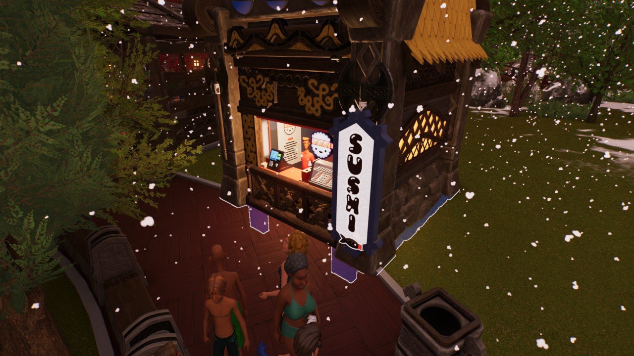 Viking Sushi - Planet Coaster 2 creation - Frontier Workshop