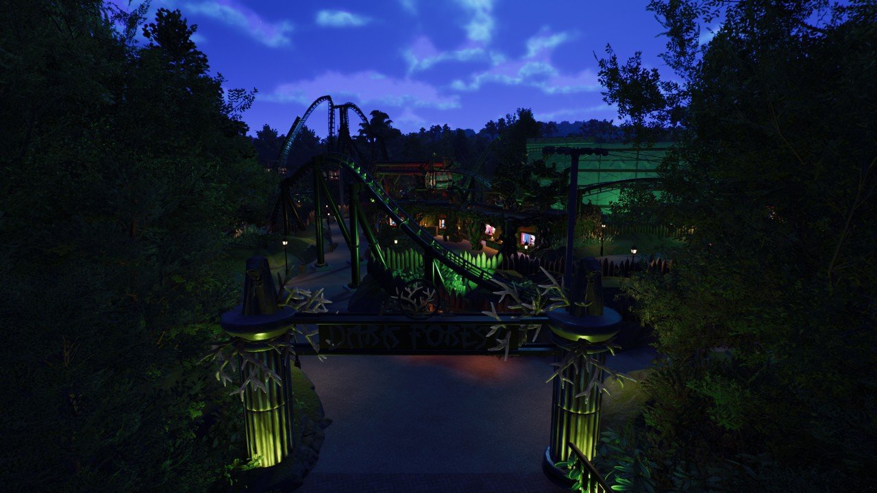 LESHWALL - Dark Forest Challenge - Planet Coaster 2 creation - Frontier ...