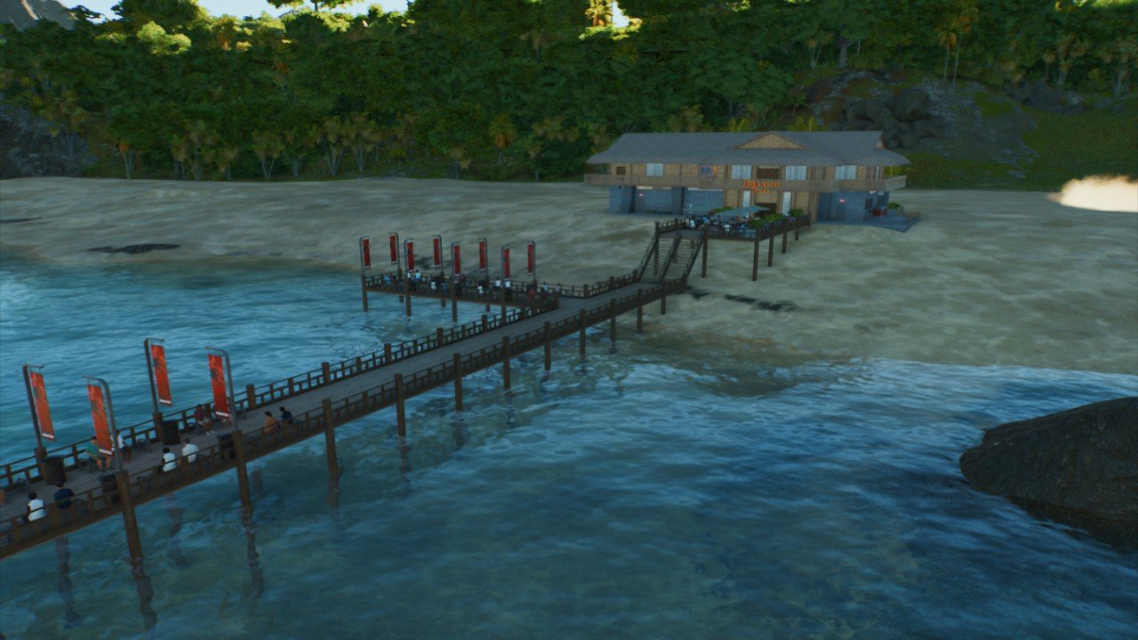 Jurassic Park Arrival Point w/ Dock - Jurassic World Evolution 3 ...
