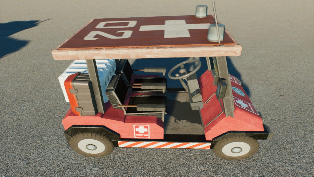 Vehicles: Emergency Response Cart - Workshop - Jurassic World Evolution 3