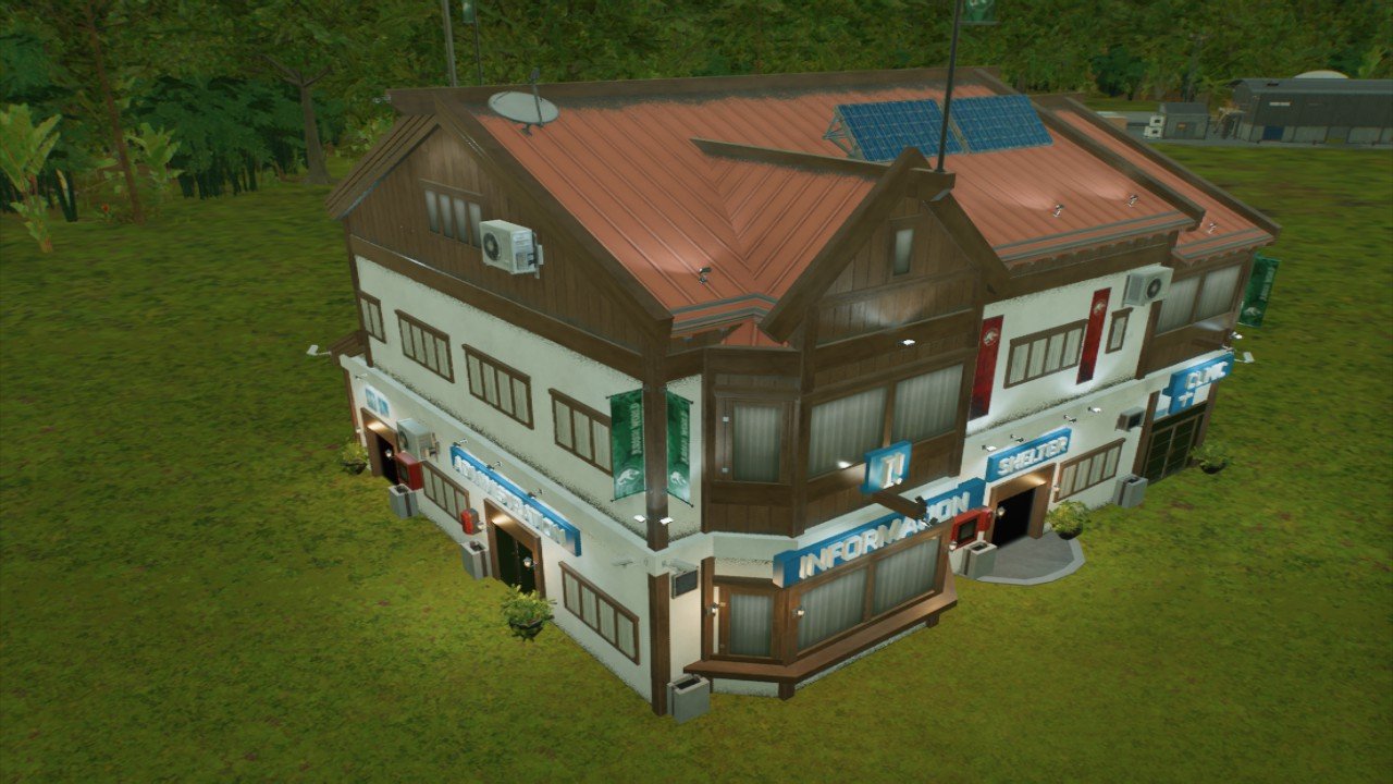 Alpine Shelter+Restroom+Repeater - Jurassic World Evolution 3 creation ...