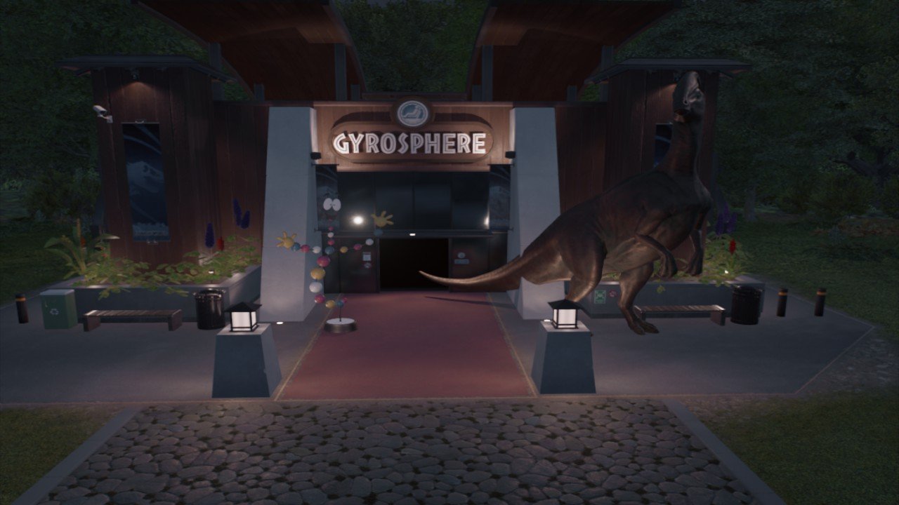 Mr DNA Gyrosphere with para - Jurassic World Evolution 3 creation ...