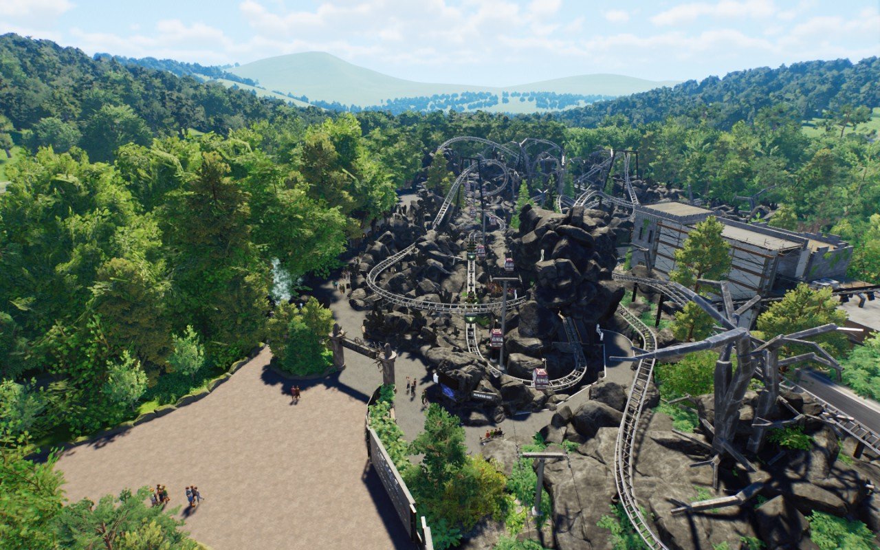 Digital Dan Rita Challenge - Planet Coaster 2 creation - Frontier Workshop