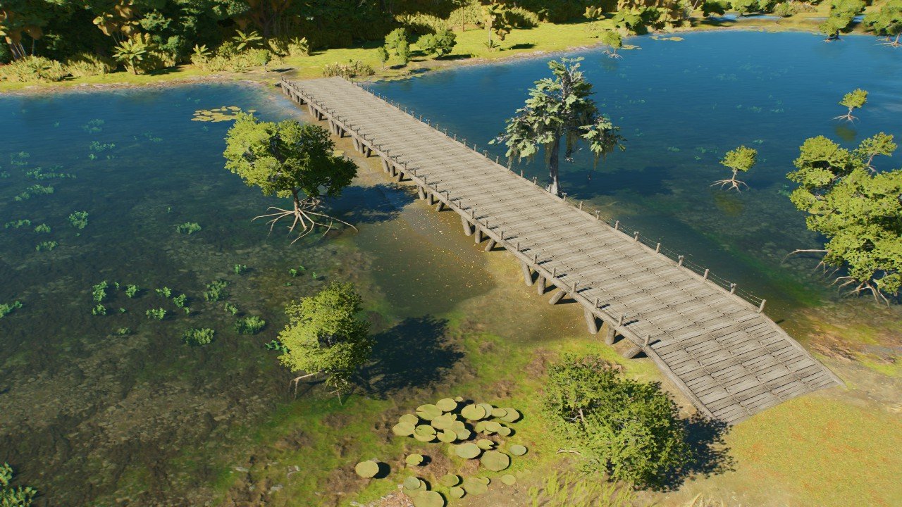 Park Tour Swamp Bridge - Workshop - Jurassic World Evolution 3