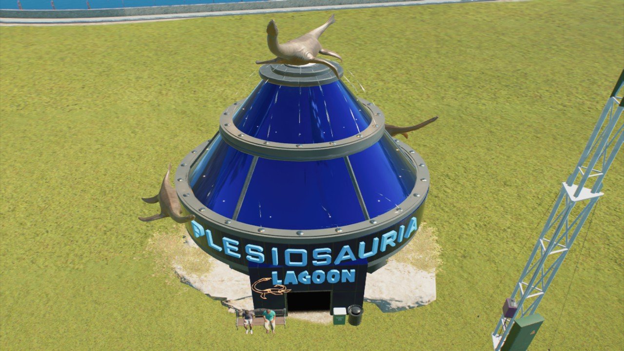 Plesiosauria Lagoon Entrance for Viewing Dome - Workshop - Jurassic ...