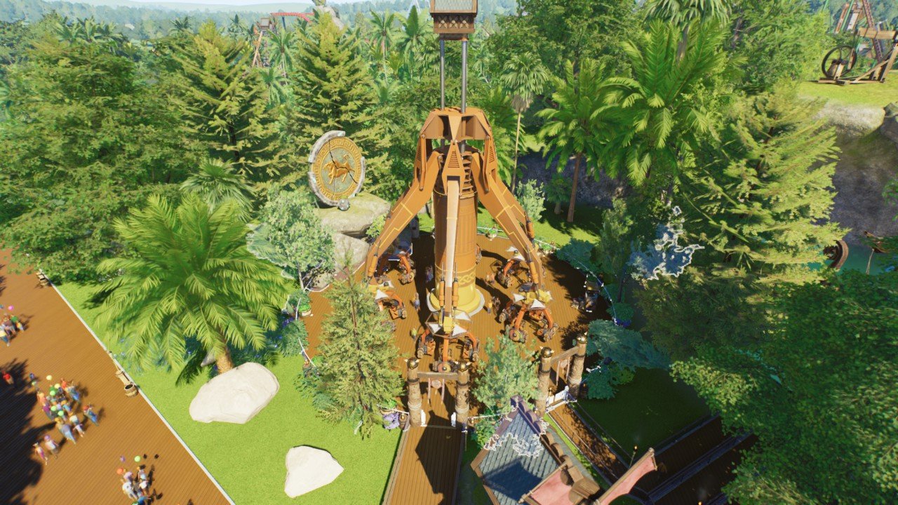 Spinning Boats - Planet Coaster 2 creation - Frontier Workshop