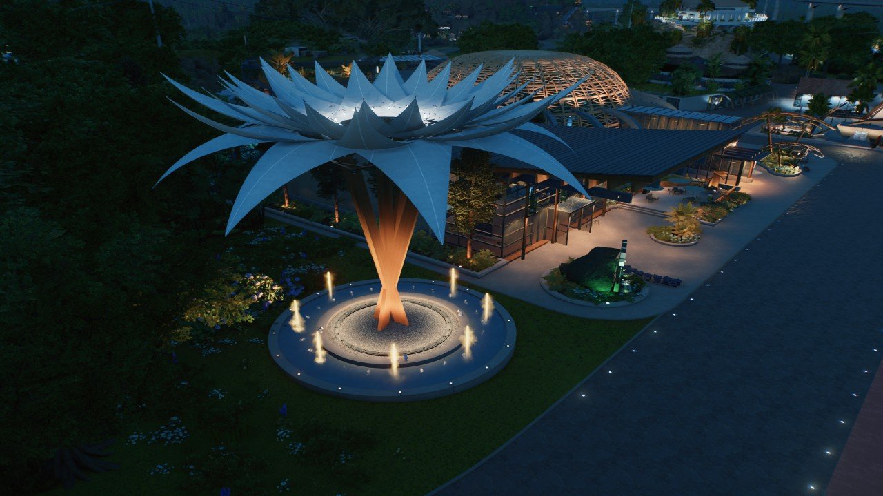 Flower Fountain - Workshop - Jurassic World Evolution 3