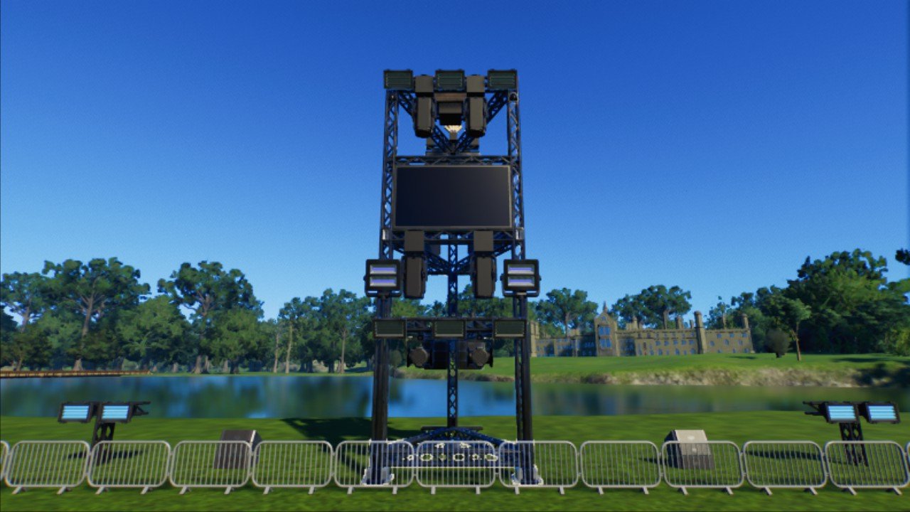 LIGHTING RIG - Planet Coaster 2 creation - Frontier Workshop