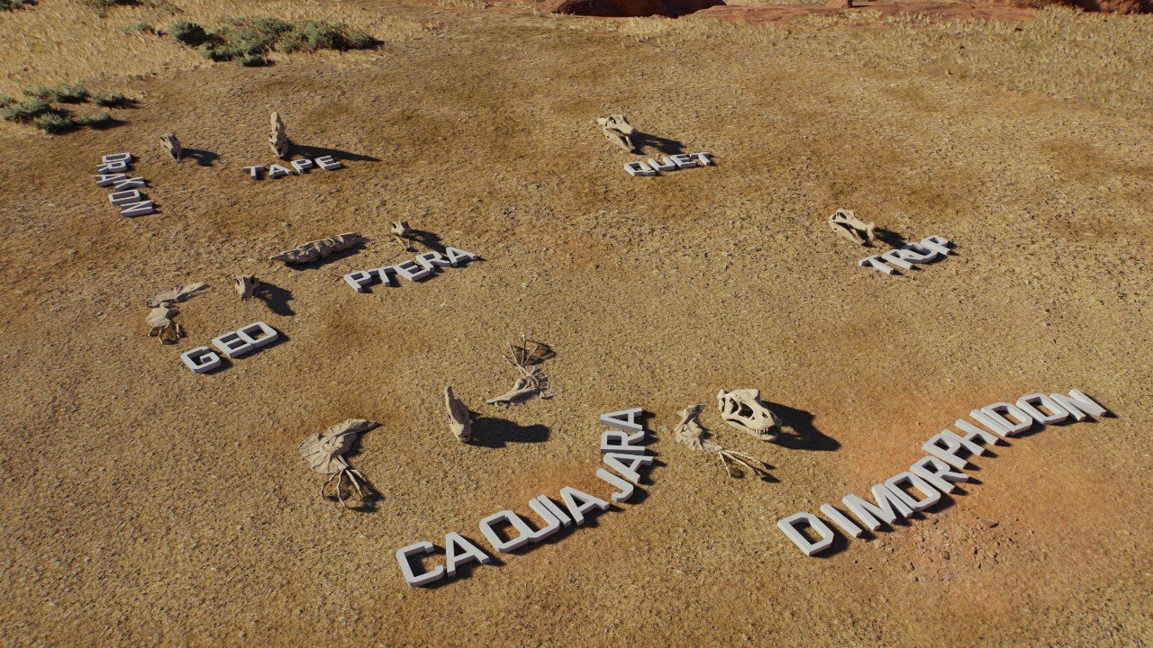 All pterosaur skeletons - Workshop - Jurassic World Evolution 3