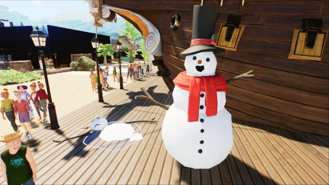 Snowmen - Planet Coaster 2 creation - Frontier Workshop