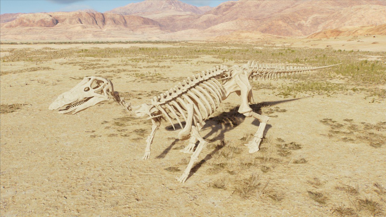 Edmontosaurus Skeleton - Workshop - Jurassic World Evolution 3