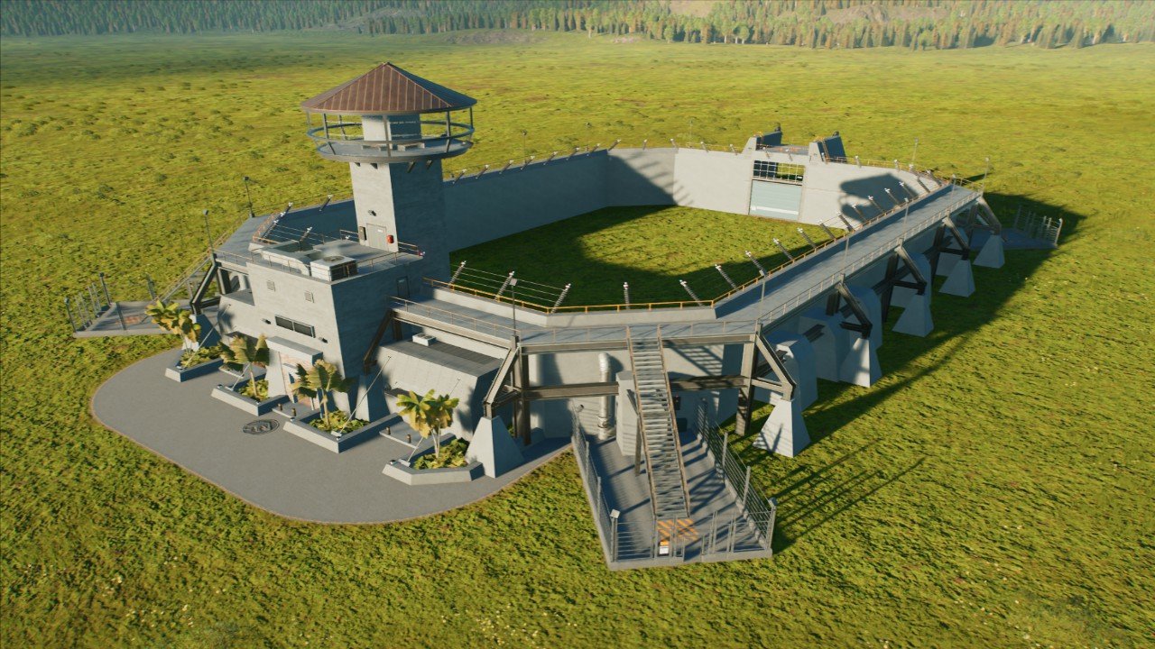 Quarentine Pen (WIP) - Workshop - Jurassic World Evolution 3