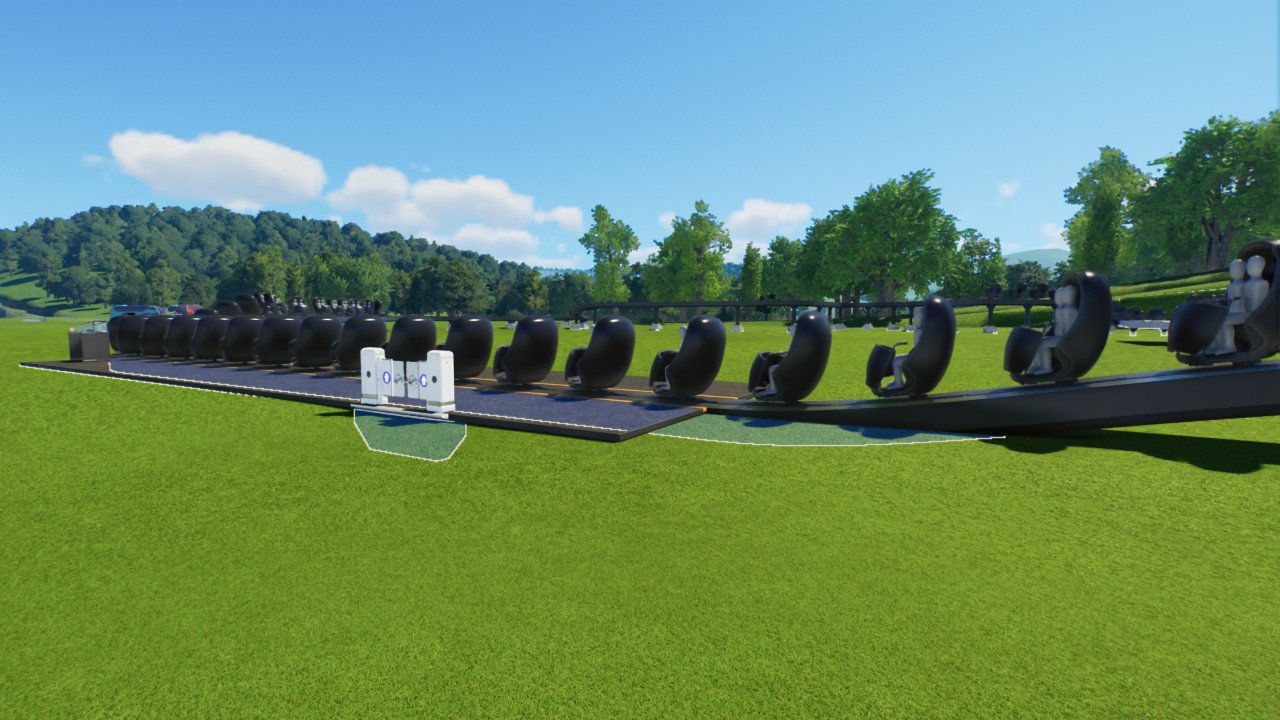 Phantom manor tracer - Planet Coaster 2 creation - Frontier Workshop