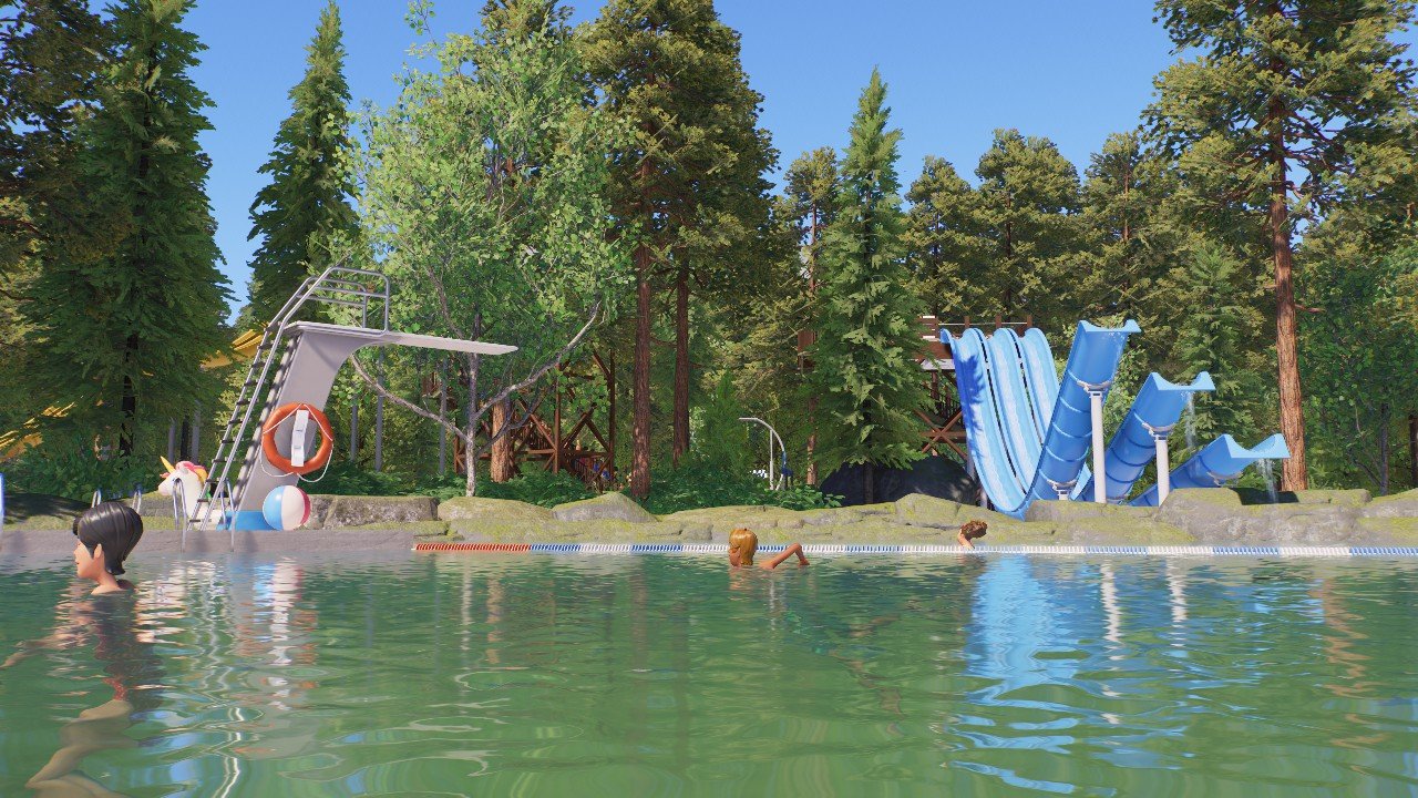 Olzz Lake - Planet Coaster 2 creation - Frontier Workshop