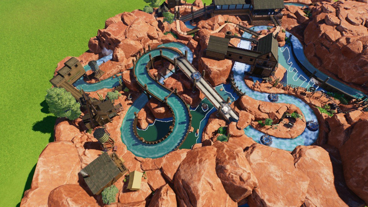 Diamond Canyon - Planet Coaster 2 creation - Frontier Workshop