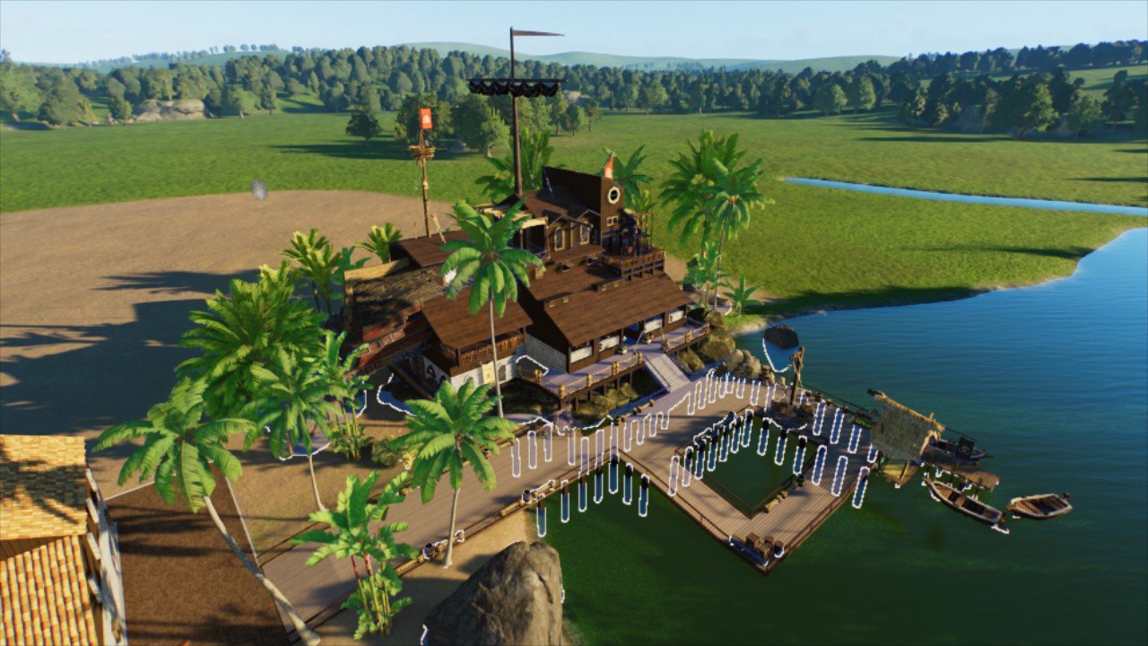 Restaurant Pirates - Planet Coaster 2 creation - Frontier Workshop