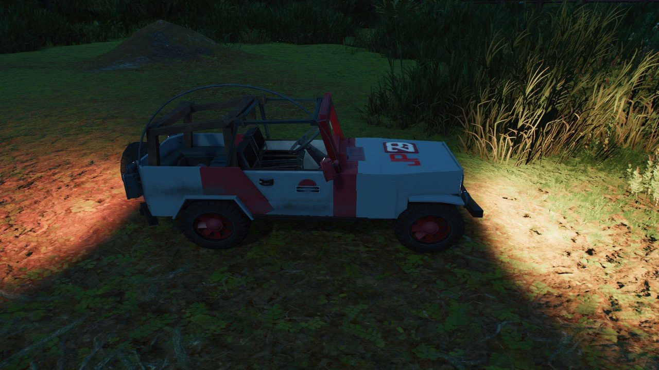 Carro Jurassic Park - Workshop - Jurassic World Evolution 3